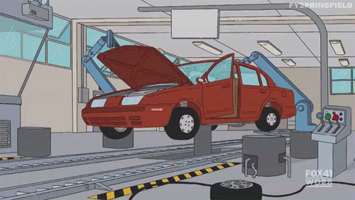 Sign and simpsons car GIF - Conseguir o melhor gif em GIFER