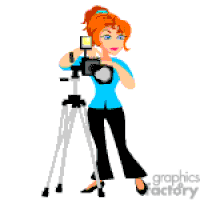Free Animated Cameraman Clipart Gifs