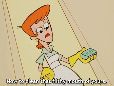 Clean mouth GIF - Conseguir o melhor gif em GIFER