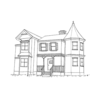 Drawing a house GIF - Conseguir o melhor gif em GIFER