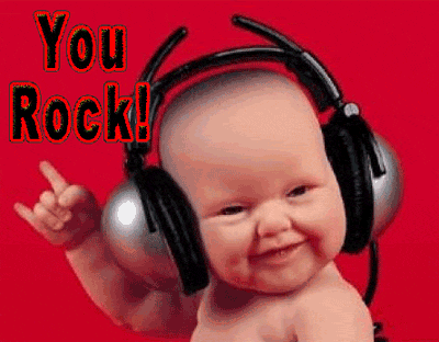 You rock GIF - Conseguir o melhor gif em GIFER