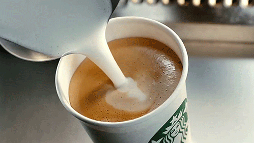 Milk coffee GIF - Conseguir o melhor gif em GIFER