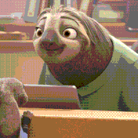 Happy sloth GIFs - Get the best gif on GIFER