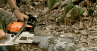 Chainsaws GIFs - Get the best gif on GIFER