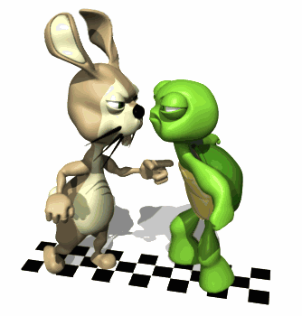 The hare and the tortoise GIFs - Get the best gif on GIFER