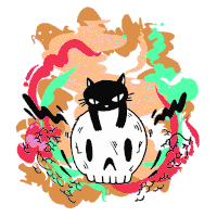 Skull drawing GIF - Conseguir o melhor gif em GIFER