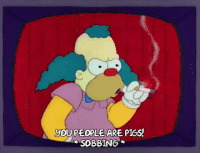 Krusty the clown clock GIFs - Get the best gif on GIFER