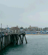 Huntington beach pier GIF - Conseguir o melhor gif em GIFER