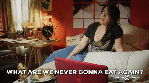 What are we never gonna eat again GIF - Conseguir o melhor gif em GIFER