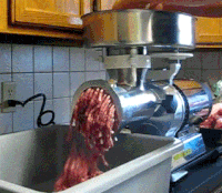 Meat grinder GIFs - Get the best gif on GIFER