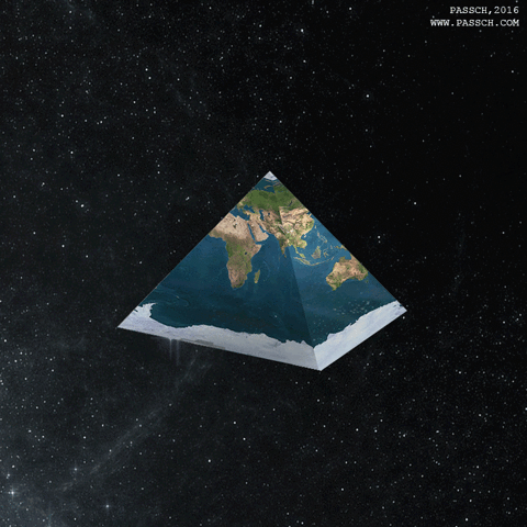 The earth is actually a pyramid GIF - Conseguir o melhor gif em GIFER