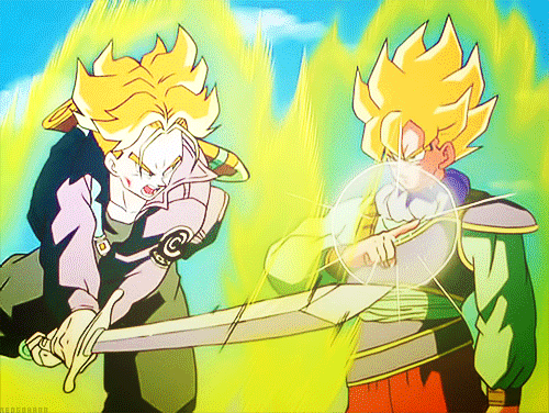 Super saiyan trunks GIFs - Obtenez le meilleur gif sur GIFER