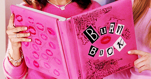Burn book GIF - Conseguir o melhor gif em GIFER