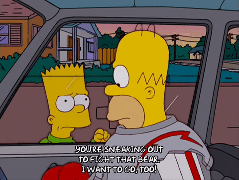 Homer rolls down window GIF - Conseguir el mejor gif en GIFER