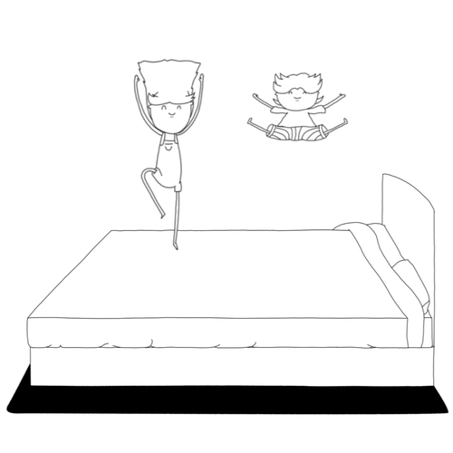 Jump out of bed GIF - Conseguir el mejor gif en GIFER