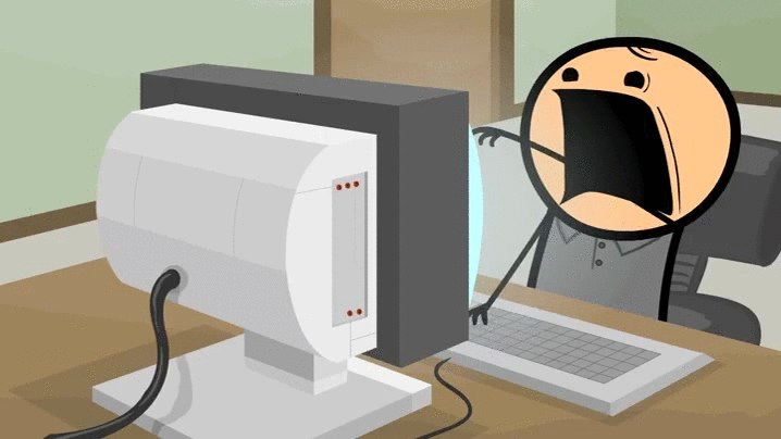Mad At Computer Gif
