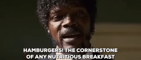 Breakfast burger GIF - Conseguir o melhor gif em GIFER