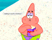 Patrick Eating Gif