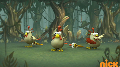 Dancing chickens GIF - Conseguir o melhor gif em GIFER