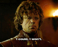 Tyrion Drinking Gif