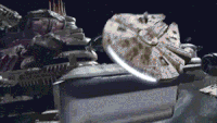 The millennium falcon GIF - Conseguir el mejor gif en GIFER
