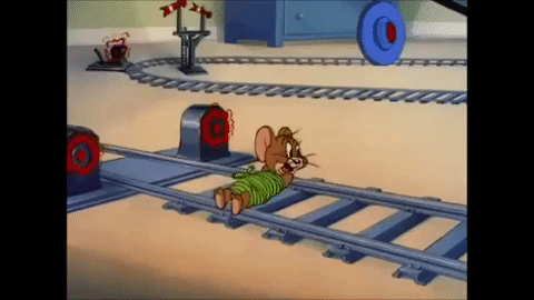 Tom jerry train 02 GIF - Conseguir o melhor gif em GIFER
