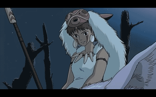 Princess mononoke quote GIF - Conseguir o melhor gif em GIFER