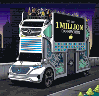 The mercedes benz party bus GIF - Conseguir o melhor gif em GIFER