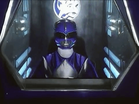 Billy blue ranger GIF - Conseguir o melhor gif em GIFER