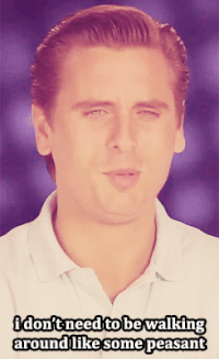 Scott Disick Peasant Meme