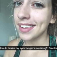 Eyebrows GIFs - Get the best gif on GIFER