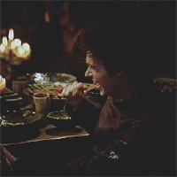 Sitting at dining table GIF - Conseguir o melhor gif em GIFER