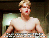 Matt Damon Good Will Hunting Gif