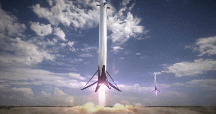 Rocket landing GIF - Conseguir el mejor gif en GIFER