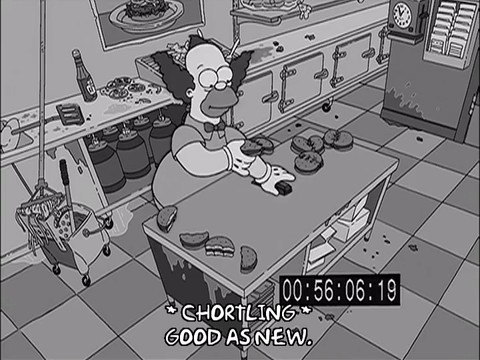 Krusty burger GIFs - Obtenez le meilleur gif sur GIFER