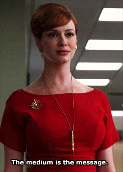 The medium is the message GIF - Conseguir o melhor gif em GIFER