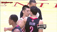 Chandler Parsons Jeremy Lin Bromance Gif