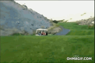 Golf cart fail гифки, анимированные GIF изображения golf cart fail ...