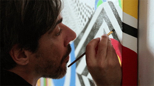 Artist process GIF - Conseguir o melhor gif em GIFER