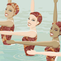 Synchronized swimmers GIFs - Get the best gif on GIFER