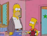 Bart worried GIF - Conseguir o melhor gif em GIFER
