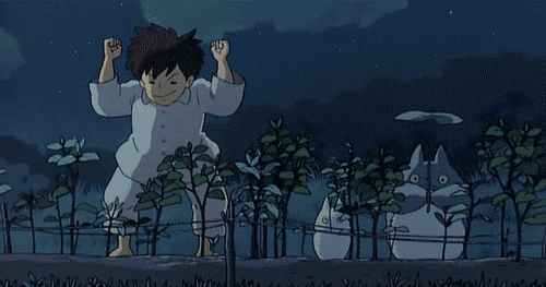 Totoro tree dance GIF - Conseguir o melhor gif em GIFER
