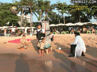 Beach fail GIFs - Get the best gif on GIFER