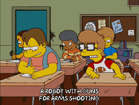 Robot with guns for arms GIF - Conseguir o melhor gif em GIFER