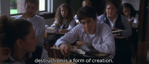 Destruction is a form of creation GIF - Conseguir o melhor gif em GIFER