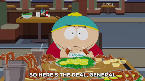 Cartman eating GIF - Conseguir o melhor gif em GIFER