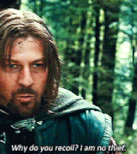 Boromir Arrows Gif