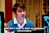 Awkward conversation GIFs - Obtenez le meilleur gif sur GIFER