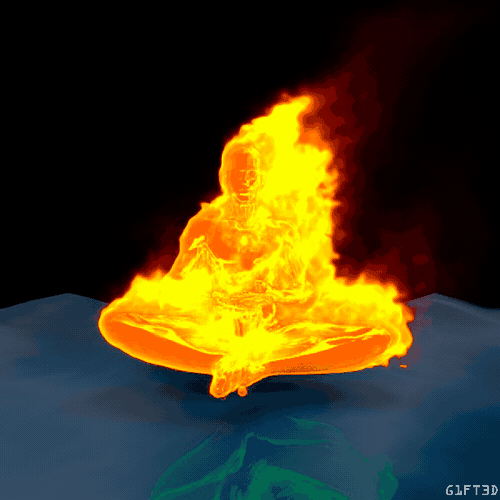 Yoga flame GIF - Conseguir o melhor gif em GIFER
