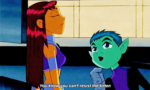 Starfire x beast boy GIF - Conseguir o melhor gif em GIFER